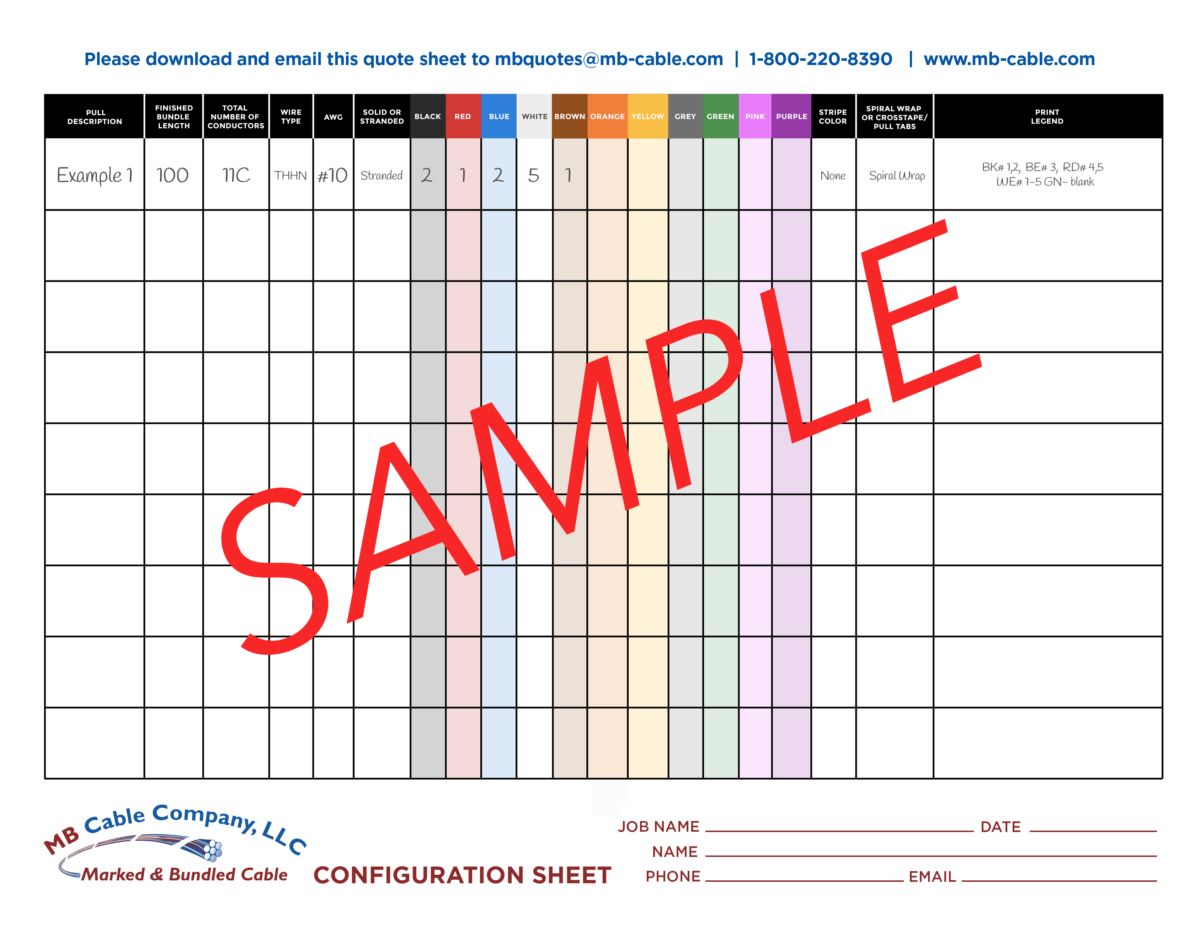 MB Cable, Wire, Cable,Contact - Marked & Bundled Cable Company